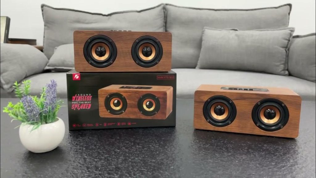 Bocina Bluetooth KTS-1612, estilo vintage. – CabiSpot